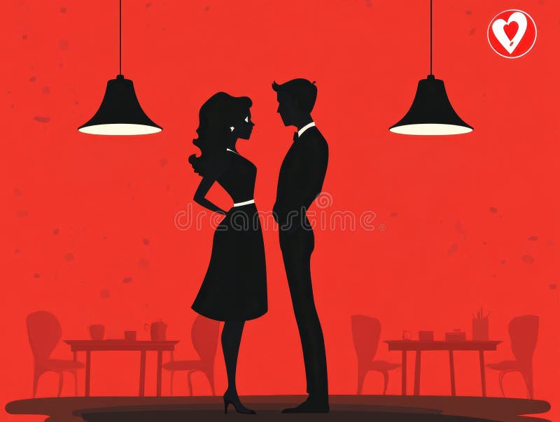 Man Cheating on Wife, Relationship Betrayal Concept Stock Illustration ...