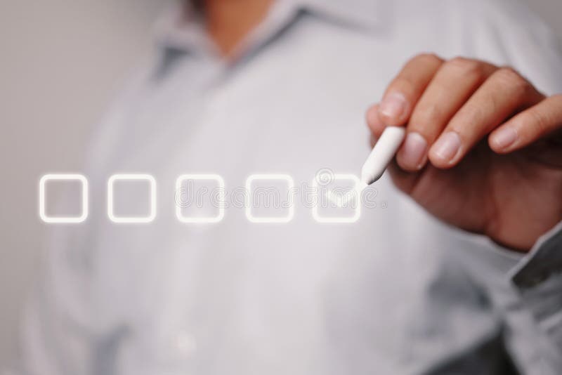 Business Man with Checklist and To Do List. Stock Photo - Image of ...