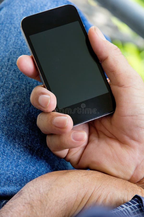Man checking his phone stock image. Image of adult, ethnicity - 31820295