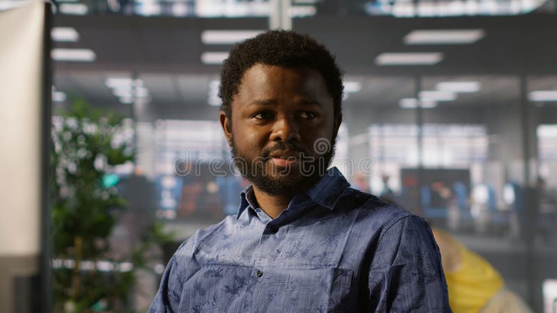 Man Checking Paperwork Details on Computer Screen, Solving Tasks Stock ...
