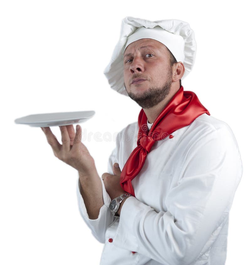 Man chef stock image. Image of food, model, smile, caucasian - 82759337