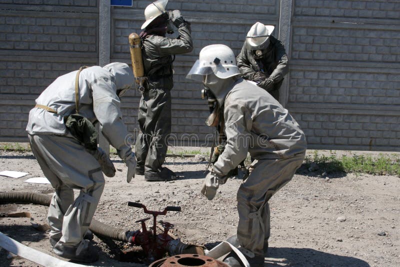 Man in chemical suit stock image. Image of safety, biochemical - 29642339