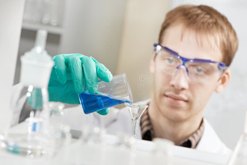 Scientist/doctor In A Research Center Stock Image - Image of male ...