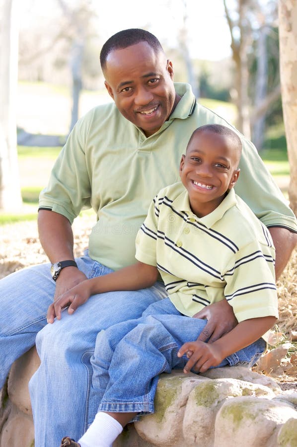 Man and Child Having Fun stock photo. Image of american - 7721736