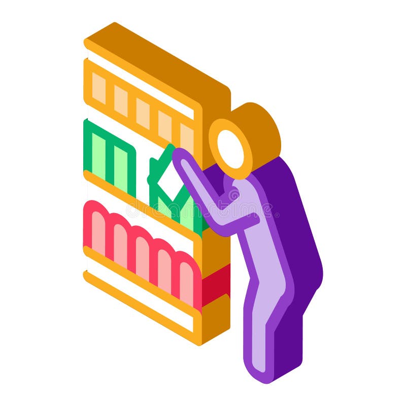 Man Choose Products Icon Vector Glyph Illustration Stock Vector ... Man Choose Products Icon Vector Glyph Illustration Stock Vector ...