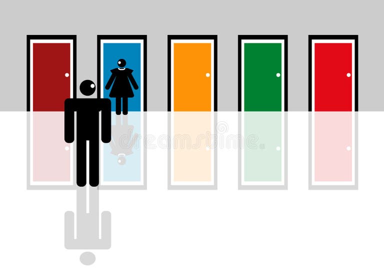 Woman Choosing Man Stock Illustrations – 3,442 Woman Choosing Man Stock ...