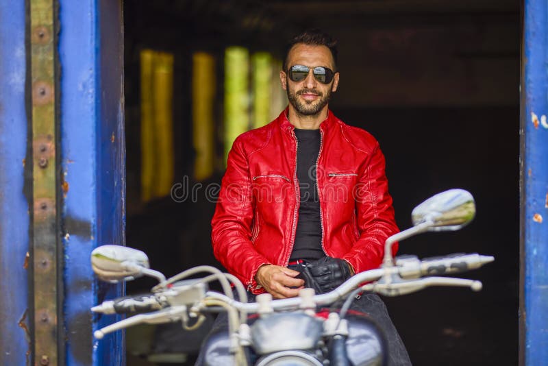 Man on a Chopper Motorcycle Stock Photo - Image of speed, drive: 221371214