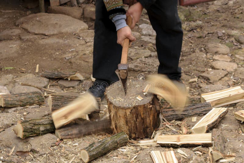 Chopping Wood Physical Change