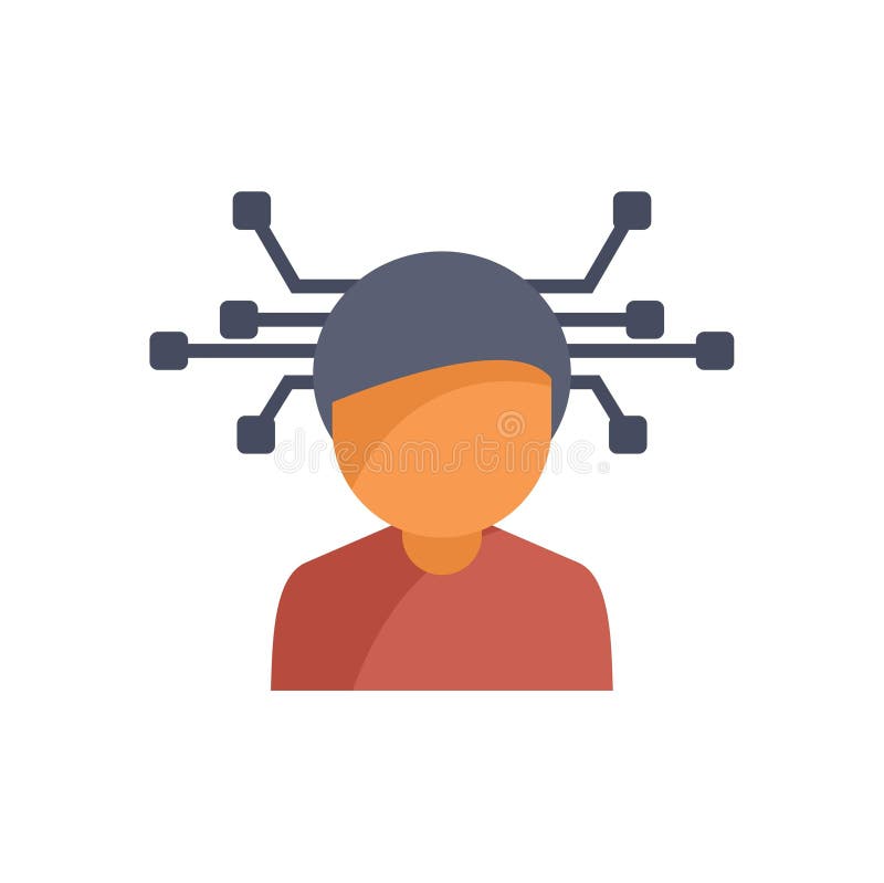 Man Thinking about Artificial Intelligence and Machine Learning Stock ...