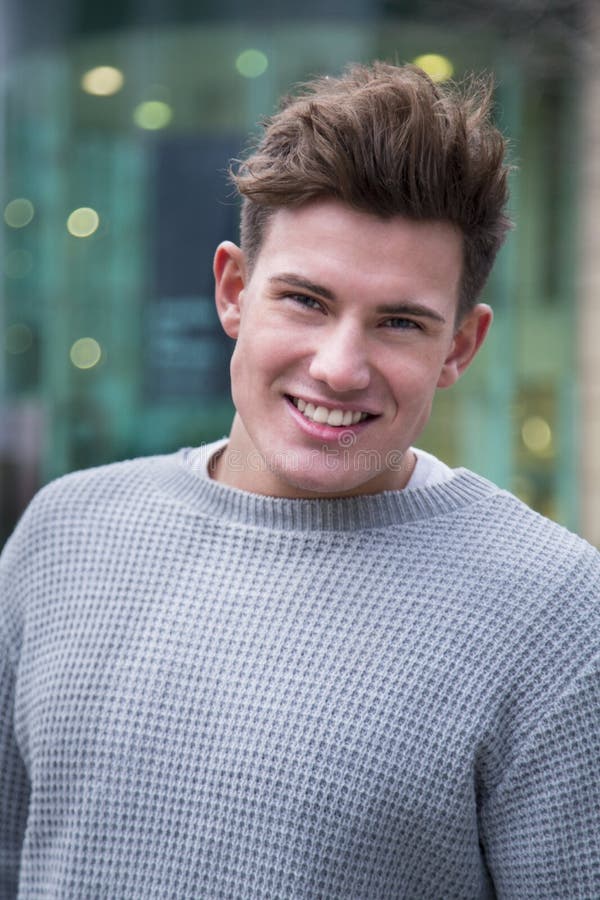 Man in the city stock photo. Image of portrait, head - 60543726