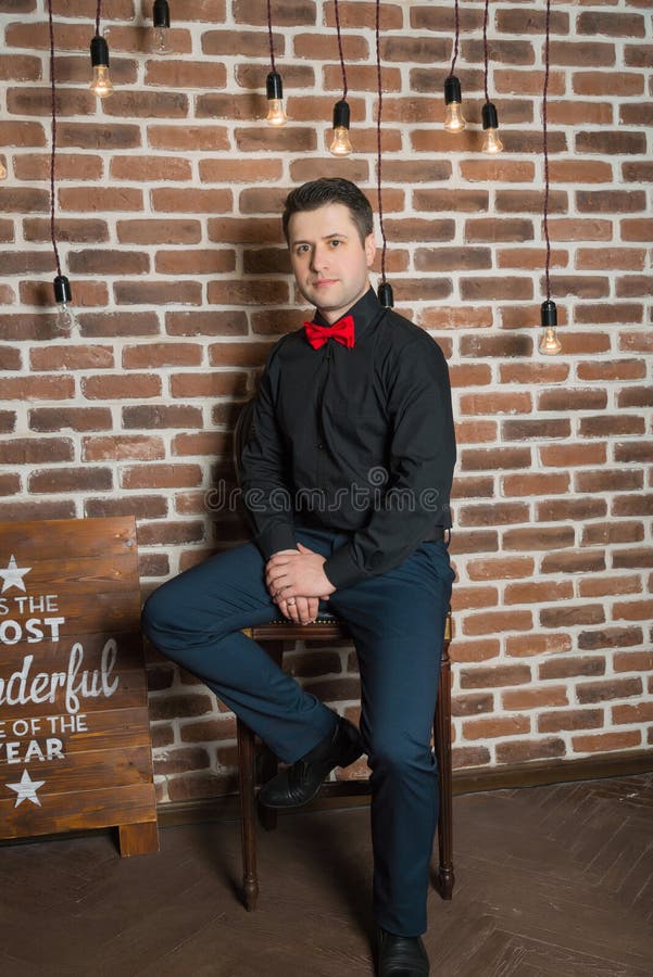 A Man in Classic Clothes. the Man in the Interior Stock Image - Image ...