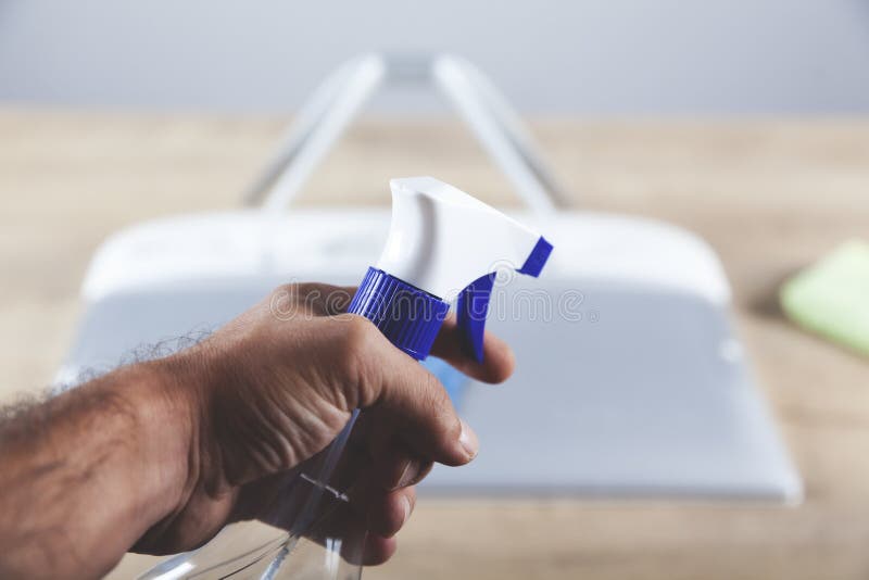 Man cleaning computer stock image. Image of cleaner - 157516717