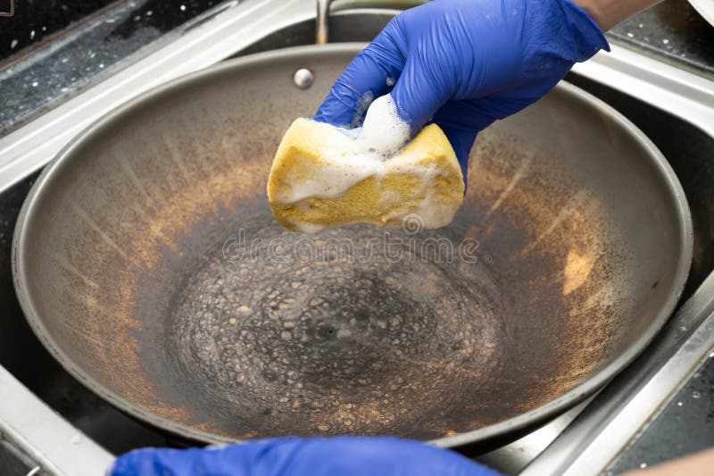 Dirty Cooking Pan Horizontal Composition Stock Photos - Free & Royalty ...