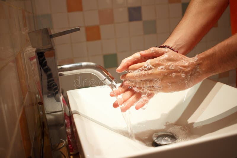 Clean hands, stay safe! stock image. Image of labs, safe - 183345459