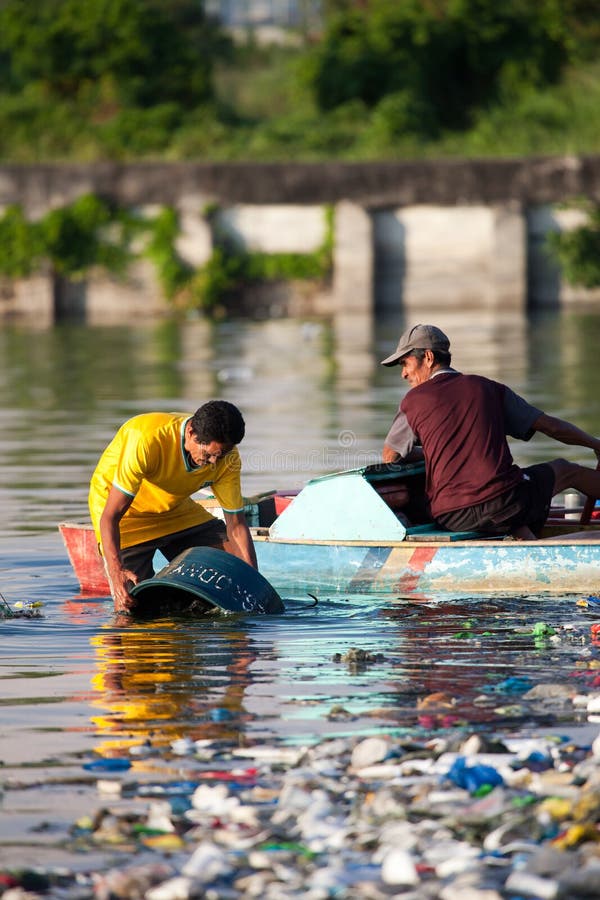 Water pollution stock image. Image of asia, river, coast - 18795755