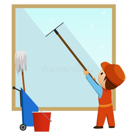 Man Washing Window Stock Illustrations – 1,068 Man Washing Window Stock ...