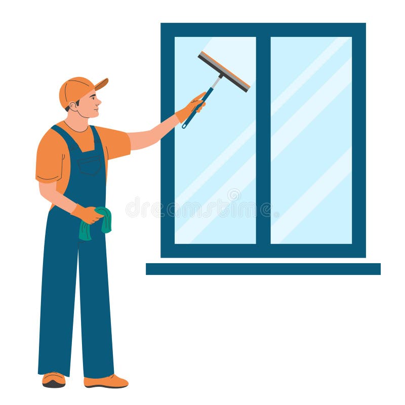 Using Squeegee Stock Illustrations – 125 Using Squeegee Stock ...