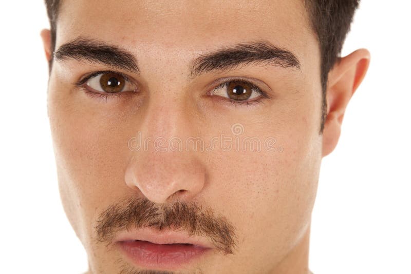 Man close face serious stock photo. Image of background - 19566074