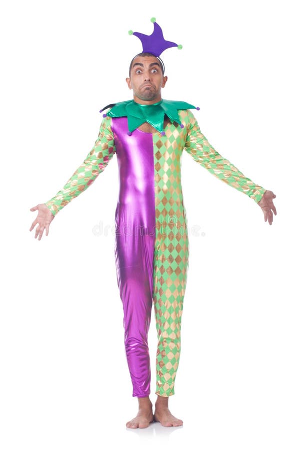 Man clown stock photo. Image of expression, carnival - 33764134