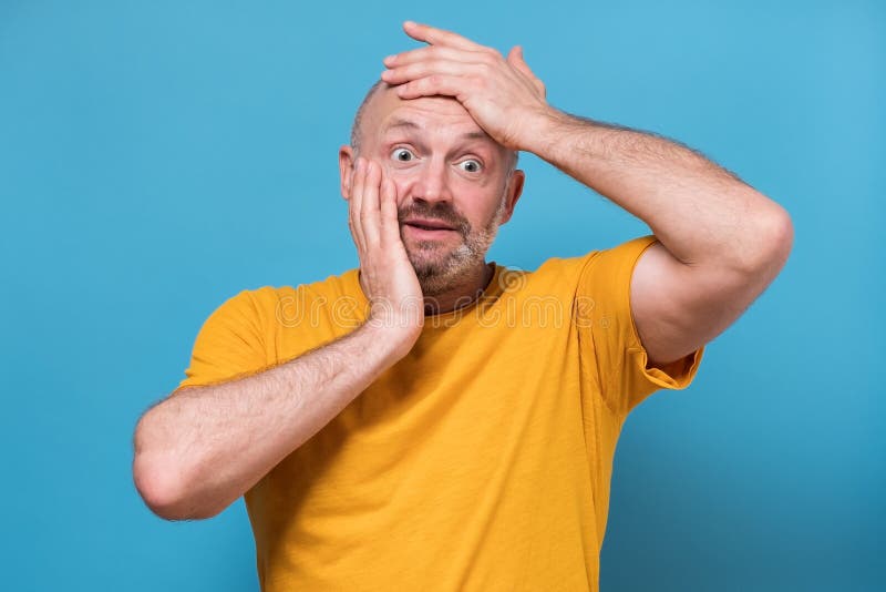 Man with Clueless Expression on His Face and a Funny Look Stock Photo ...