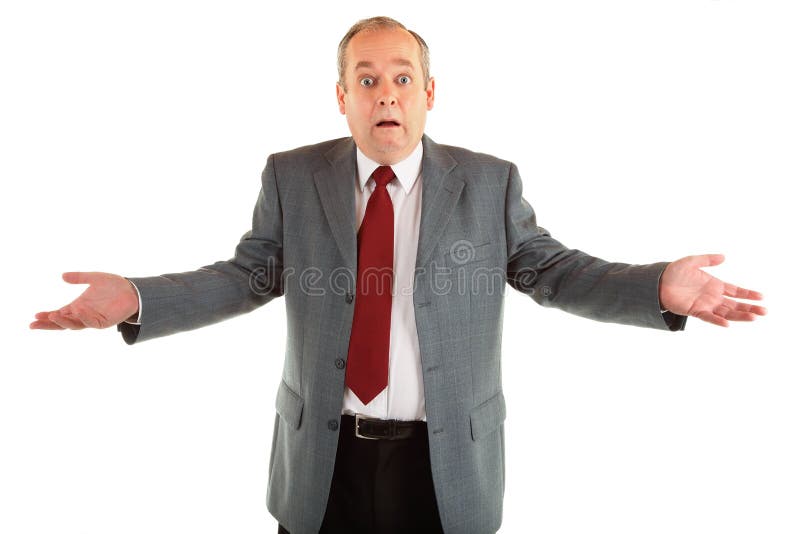 Man Clueless or Perplexed about Something Stock Image - Image of person ...