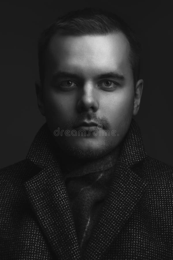 Man in a coat stock photo. Image of bearded, caucasian - 190006928