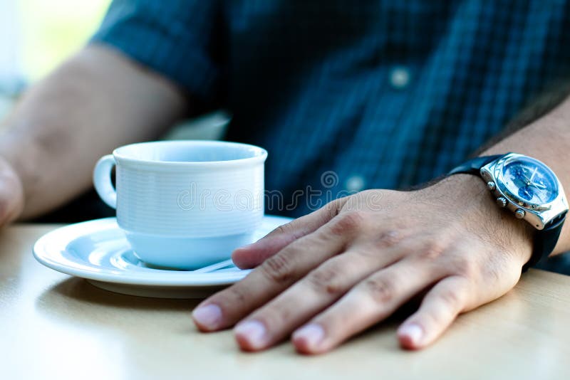 Man on coffee break stock image. Image of business, afternoon - 3278213