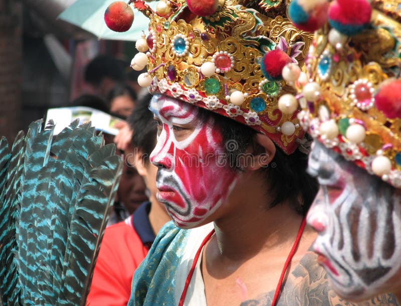 Man in Colorful Parade in Taiwan Editorial Photography - Image of dons ...