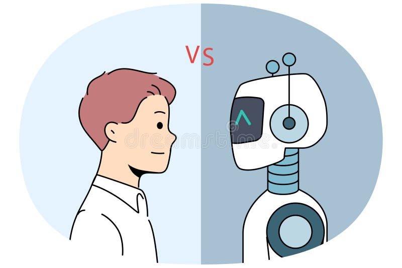 Man Competes with Robot, Not Wanting To Be Left without Job Due To ...