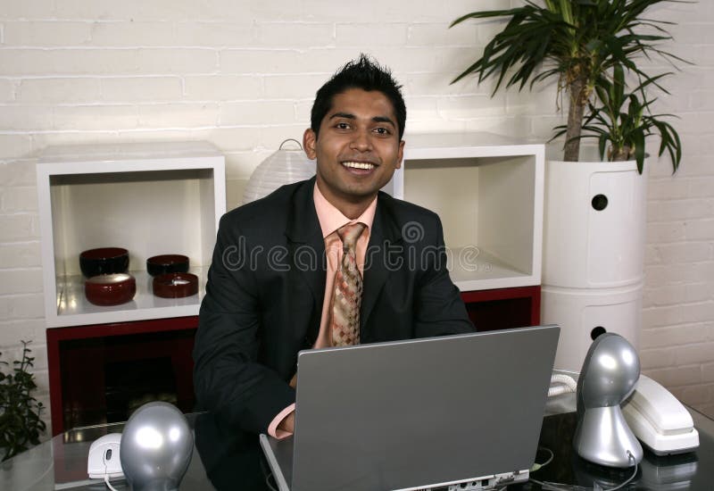 Man and computer stock image. Image of stylish, telephone - 1786013