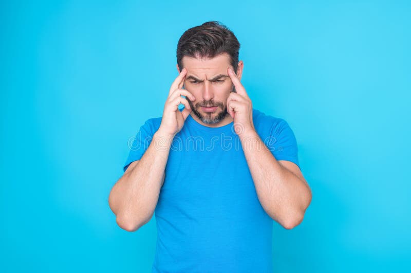 Man with Confuse Face Expression Having Doubts. Thoughtful Man Stock ...