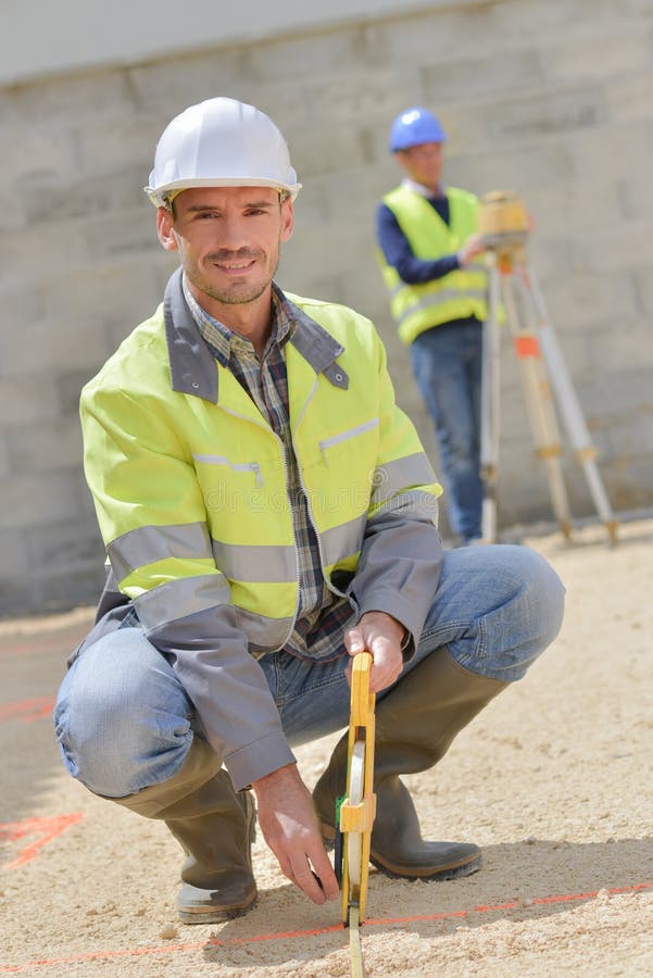 Man in construction site stock image. Image of details - 86208089