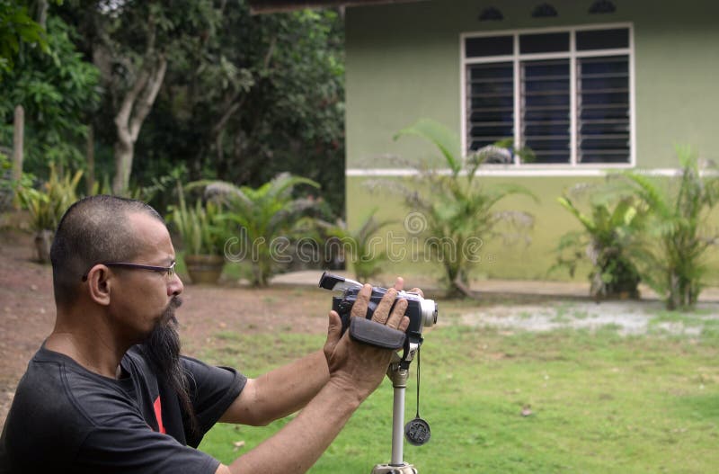 Man Control Electronic Devices on daily Work Editorial Stock Photo ...