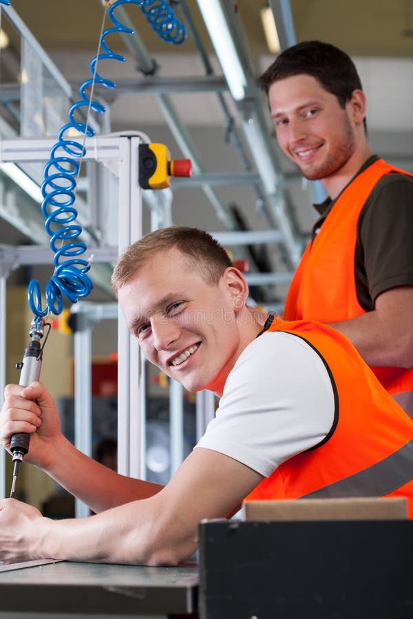 Inspector Controlling Safety during Work at Factory Stock Image - Image ... Inspector Controlling Safety during Work at Factory Stock Image - Image ...