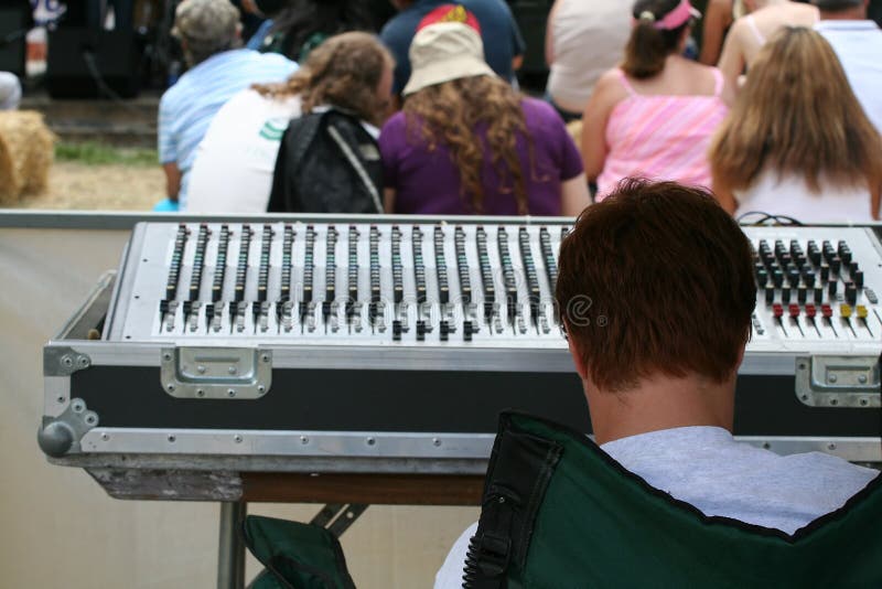 Man Controlling The Music Picture. Image: 1066691