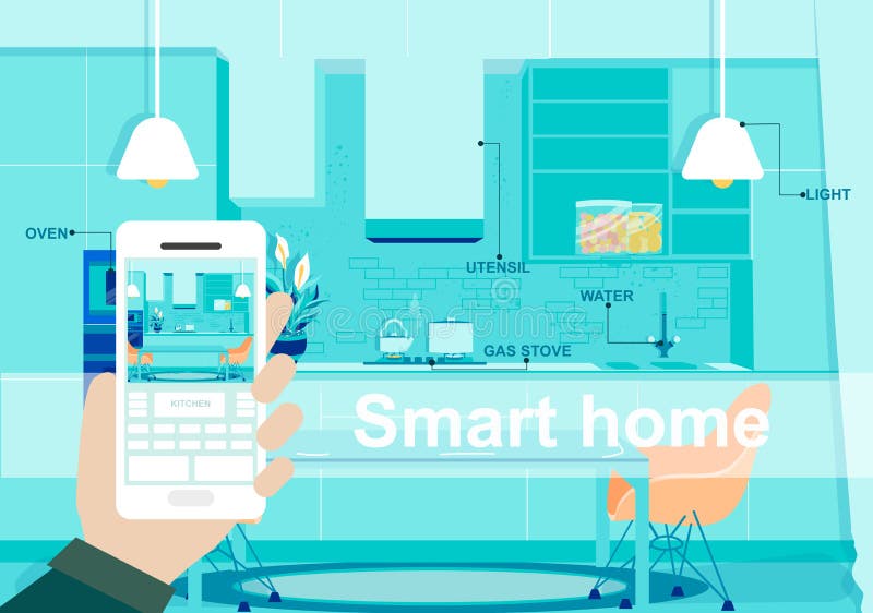 Smart Phone Controlling Man Stock Illustrations – 142 Smart Phone ...