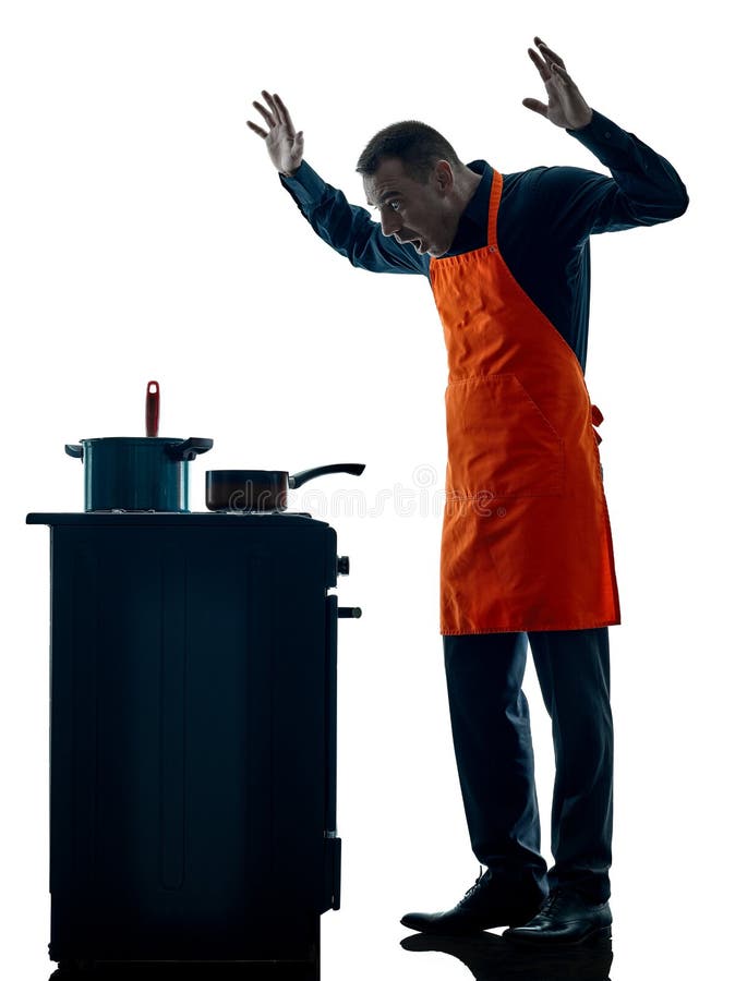 365 Cooking Man Silhouette Stock Photos - Free & Royalty-Free Stock ...