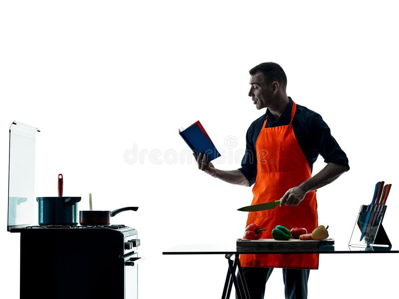 576 Chef Cooking Silhouette Stock Photos - Free & Royalty-Free Stock ...