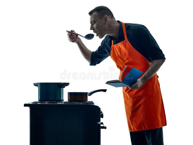 365 Cooking Man Silhouette Stock Photos - Free & Royalty-Free Stock ...