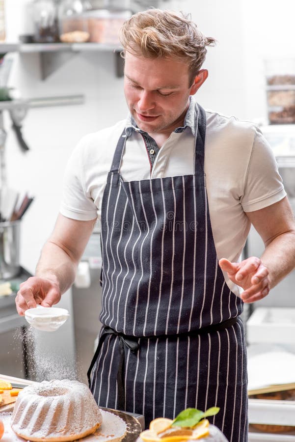 Man cooking for Easter stock photo. Image of pastry, bakery - 51794308