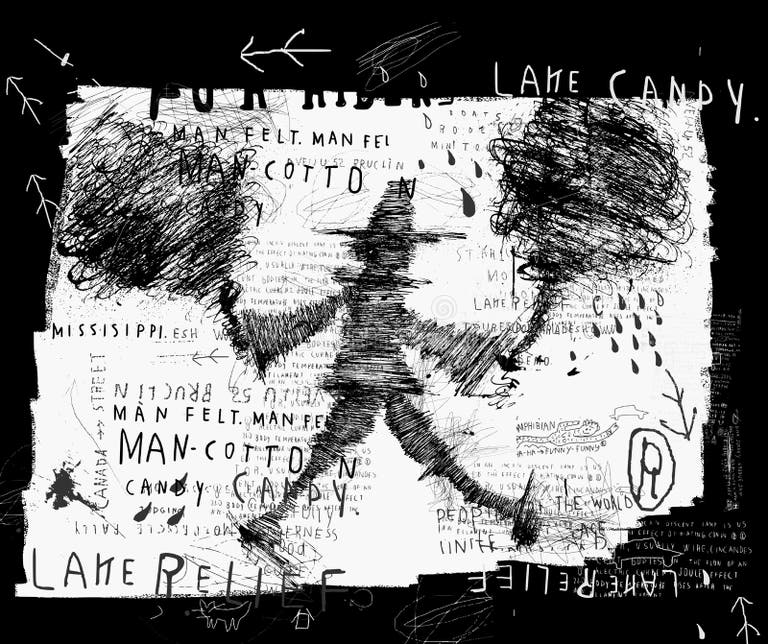 Cotton Candy Man Drawing Stock Illustrations – 46 Cotton Candy Man ...