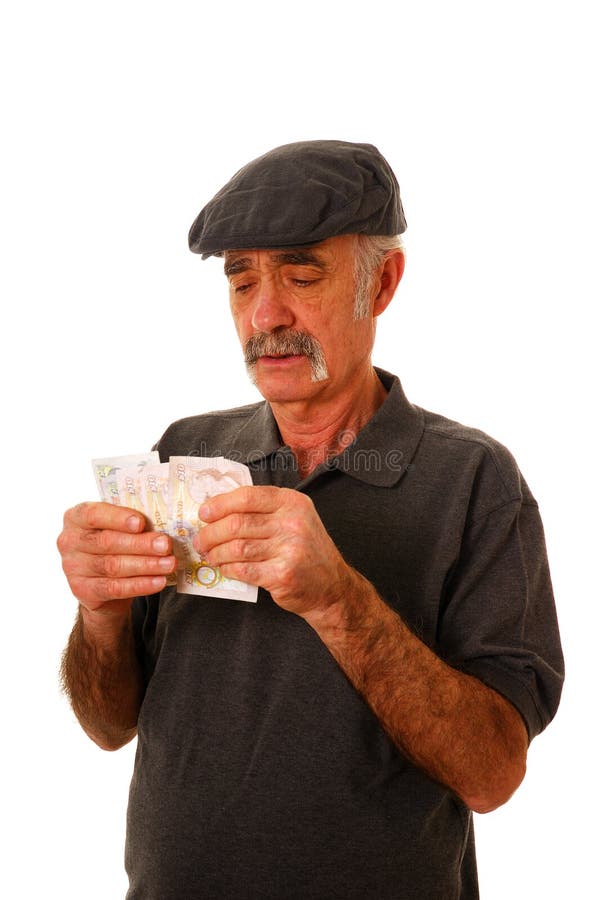 Greedy old man stock image. Image of glut, afraid, greed - 37985091