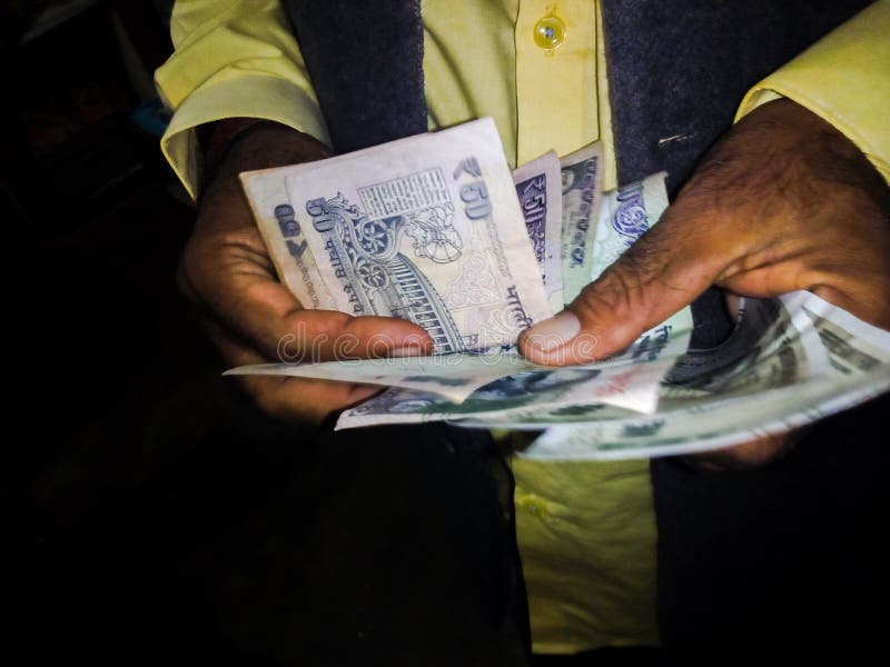 Man counting indian rupees stock photo. Image of banknote - 35068346