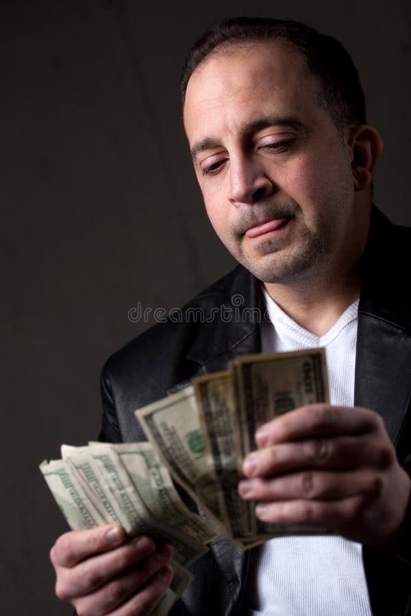 Man Counting Money stock image. Image of money, businessman - 15764257