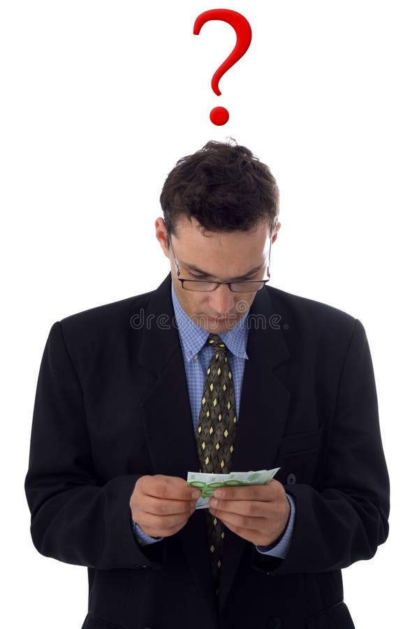 Man counting the money stock photo. Image of counting - 3070424