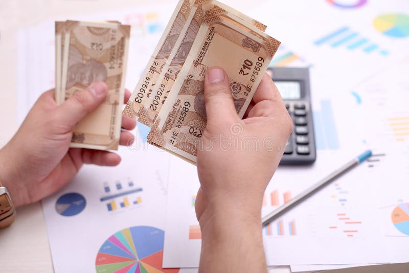 280 Counting Indian Currency Notes Stock Photos - Free & Royalty-Free ...