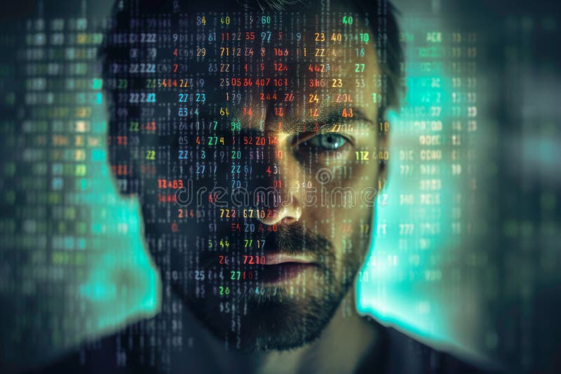 Digital Characters stock illustration. Illustration of rendered - 26400641