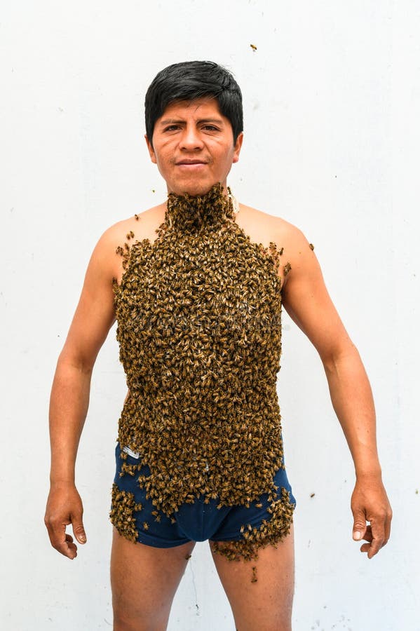 Man Covered Bees Stock Photos - Free & Royalty-Free Stock Photos from ...