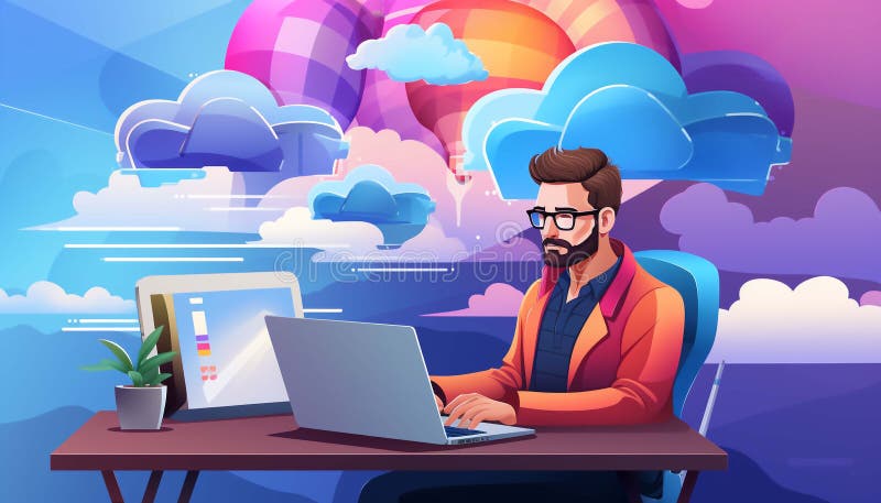 Cartoon Web Computer Stock Illustrations – 117,496 Cartoon Web Computer ...