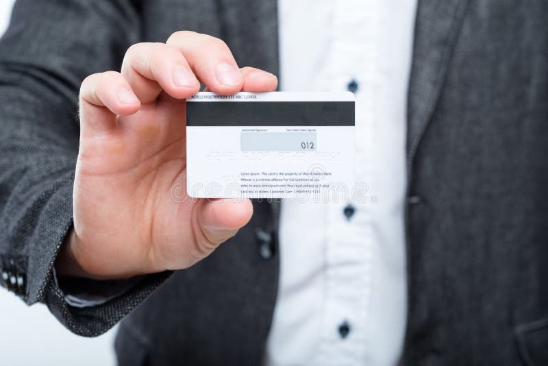 Man Credit Card Fraud Data Protection Security Stock Photo - Image of ...